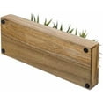 15 Inch Large Artificial Green Grass Plants in Premium Acacia Solid ...