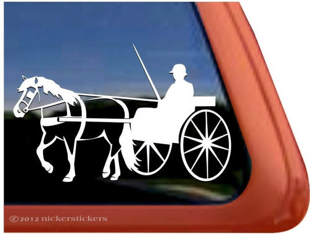 Haflinger Carriage Horse Decal | High Quality Vinyl Horse Carting ...