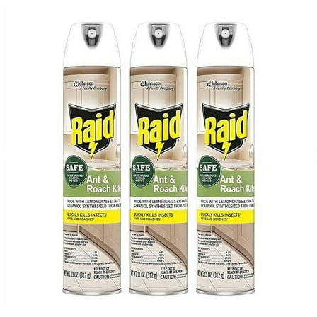 Raid Ant, Roach and Bug Killer, Essential Oils Infused Insecticide ...