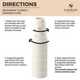 Hakoware Disposable 12 oz White Snowflake Embossed Paper Coffee Cups ...