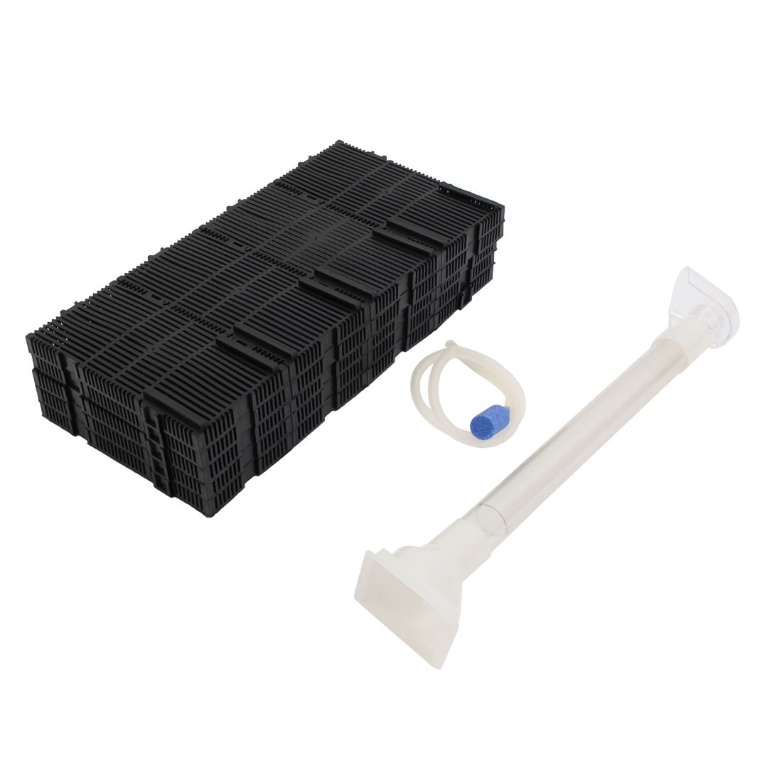 Aquarium Fish Tank Plastic Undergravel Filter Black 20 Pcs with ...