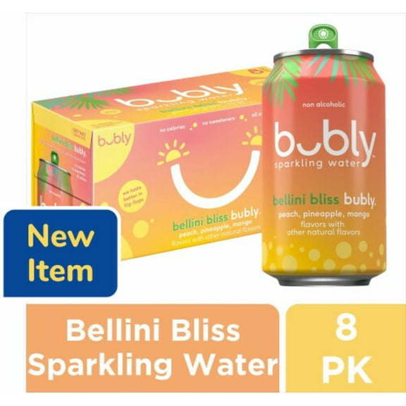 Bubly Orange Creamsicle Sparkling Water, 12 fl oz, 8 Pack Recyclable Aluminum Cans - Walmart.com