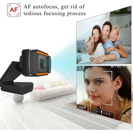 Webcam Auto Focusing USB Web Camera 720P HD Cam Microphone For PC ...