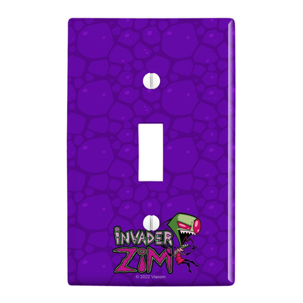 Invader Zim Plastic Wall Decor Toggle Light Switch Plate Cover ...