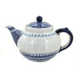 Blue Rose Polish Pottery Woodland Fern Teapot - Walmart.com