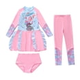 Aihuaihua Girls Swimwear Rash Guard Set with Long Sleeve Sun Swim Pants ...