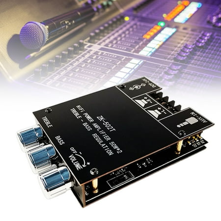 Audio Receiver Amplifier Wireless 2 Channel Mini Bluetooth-compatible 5 ...