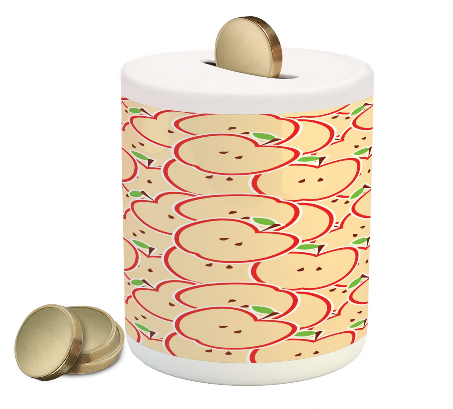 Fruits Piggy Bank, Healthy Refreshing Fruit from Orchard Abstract ...