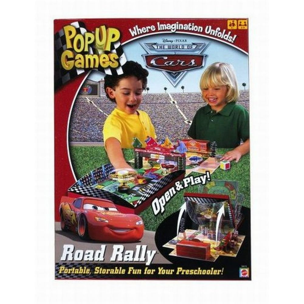 Disney Cars Pop Up Road Rally Game Portable Open & Play - Walmart.com ...