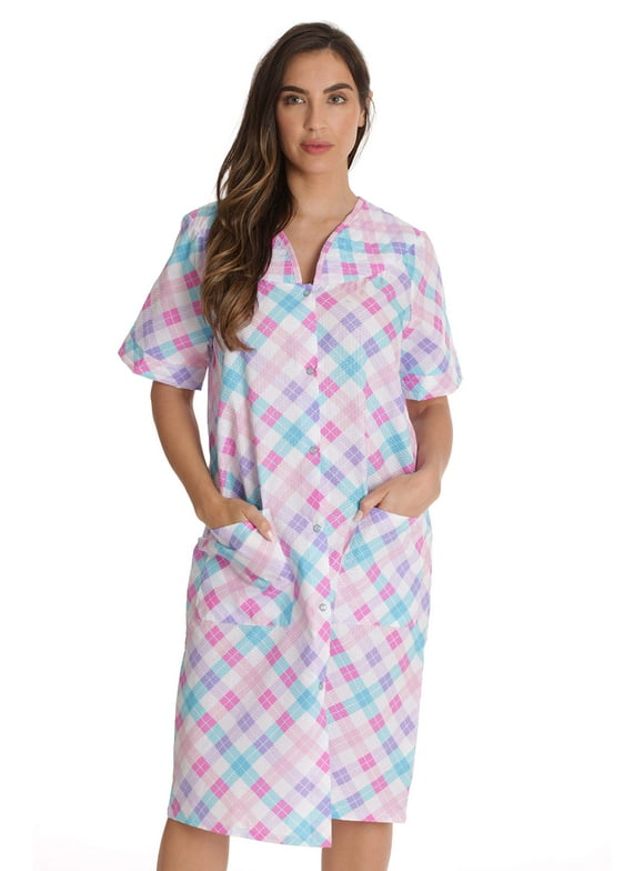 Womens Snap Front Duster