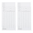 WORGEOUS 60 PCS Scorecard for Competition Score Scorecard Score ...