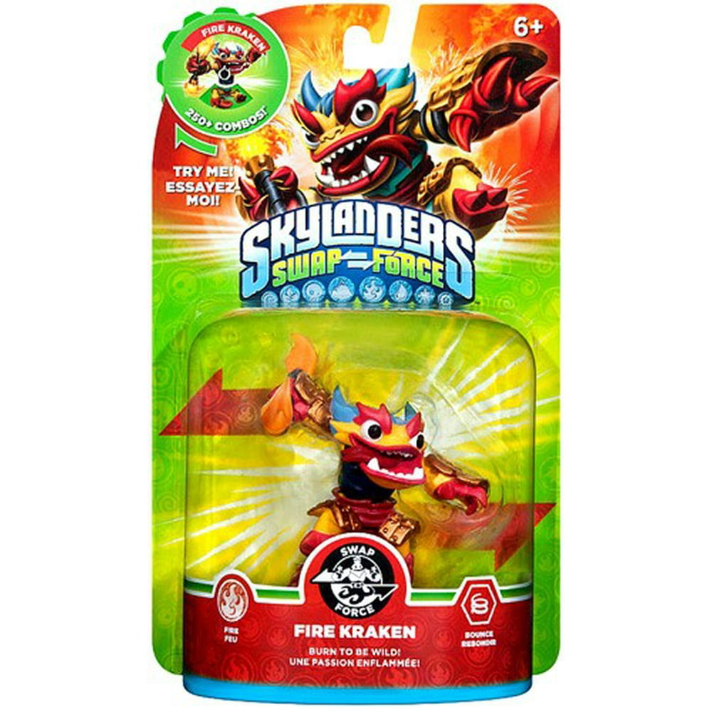 Skylanders Swappable Fire Kraken Figure Pack [No Packaging] - Walmart ...