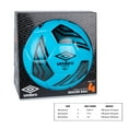 Umbro Youth Soccer Ball Size 4 Blue Durable 32-Panel Training and Play ...