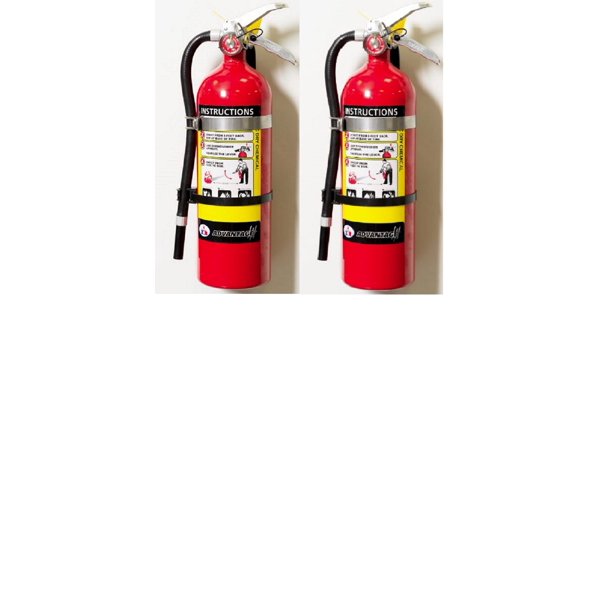 (2) 5 LB. ABC Badger Fire Extinguisher New / Vehicle Bracket - Walmart.com