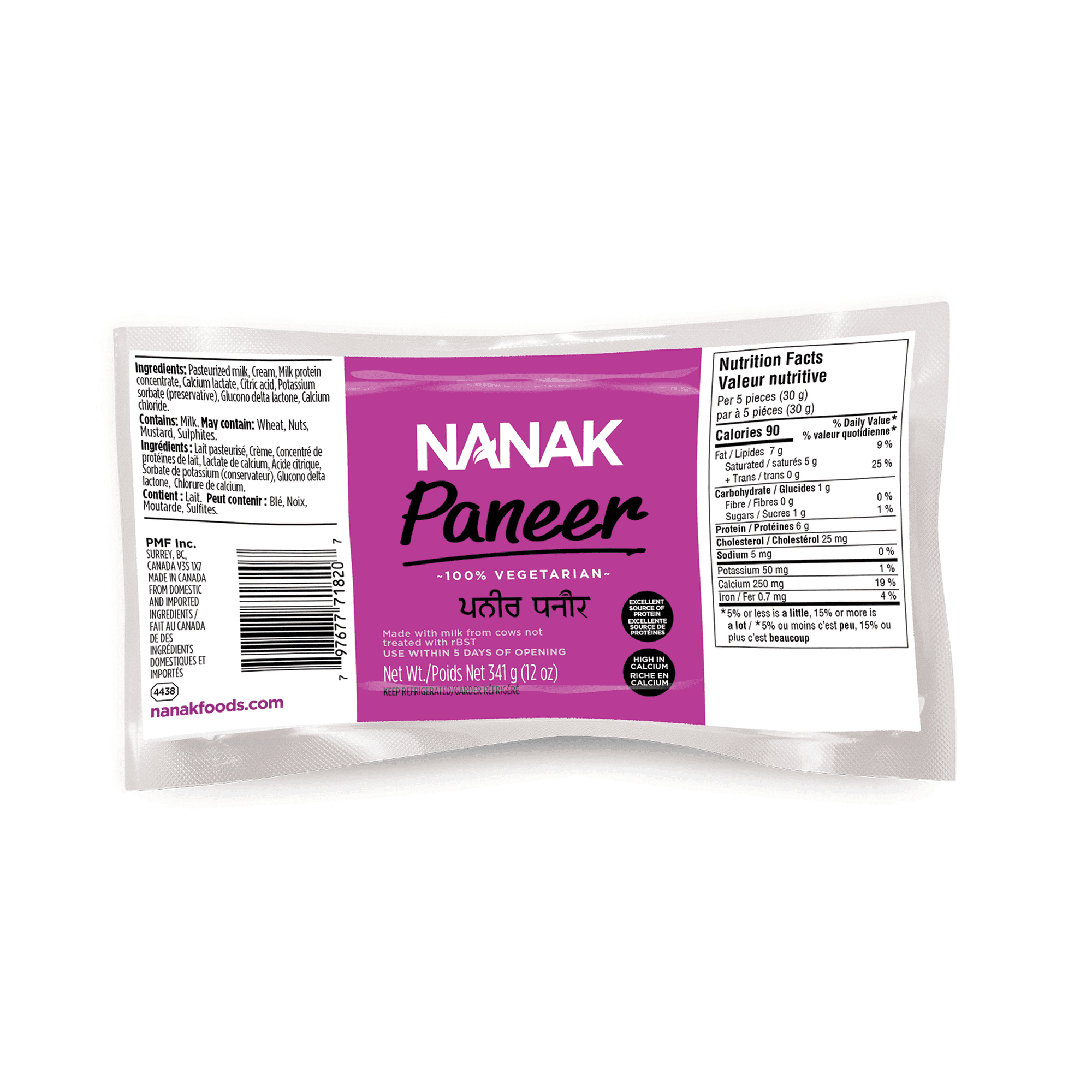 Click here for Nanak Fresh Paneer 341g 341g prices
