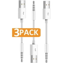 for iPod Shuffle Cable, 3.5mm Male Jack to USB Power Charger Sync Data ...