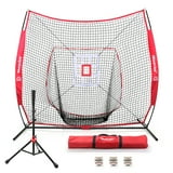 Zeny 7 x 7' Baseball Softball Net Practice Hitting Pitching Batting ...