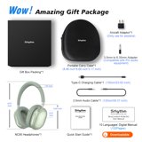 Srhythm NC95 Hybrid Noise-Cancelling Headphones, Bluetooth Wireless HD ...