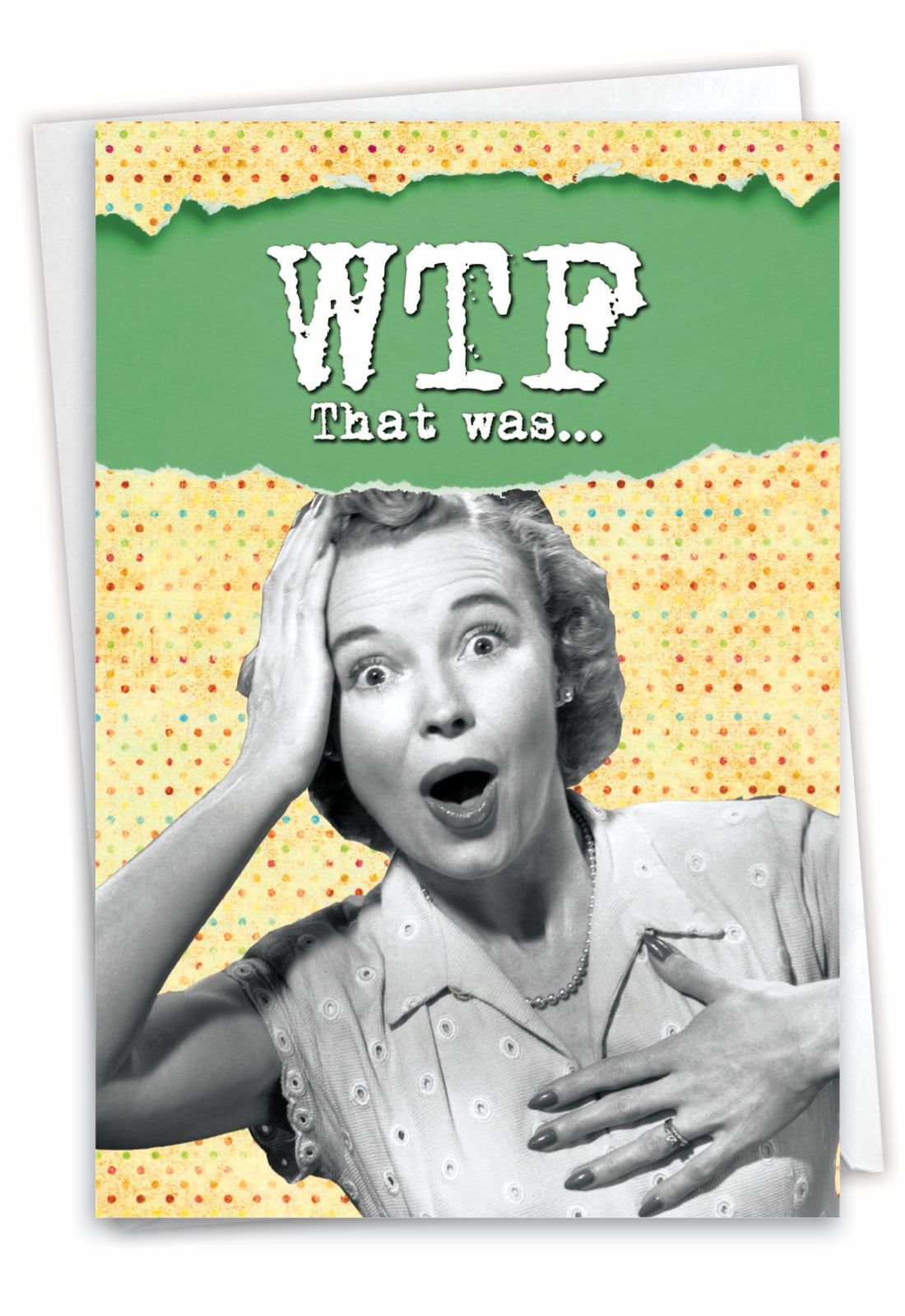 9128 Humorous Thank You Greeting Card 'Thanks Fantasticle Humor ' with ...