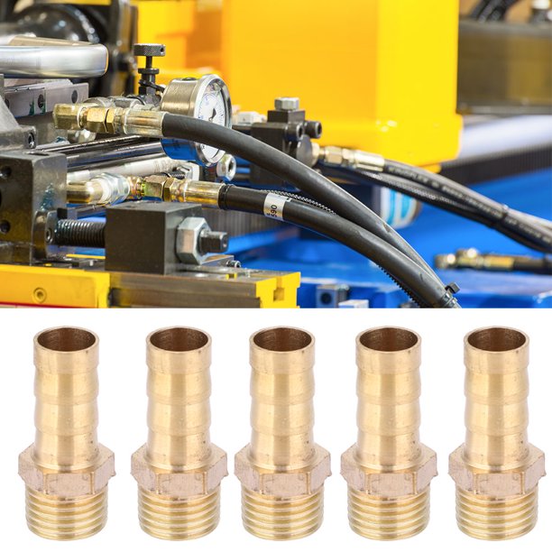 Practical G1/4 Male Thread Barb Connector, Pipe Fitting, For Gas Liquid ...