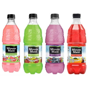Minute Maid Blue Raspberry Juice, 20oz, Bottles, 24 Pack - Walmart.com