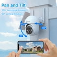 ANRAN 2K Solar Security Camera, 360Â° Wireless Outdoor Camera, PIR ...