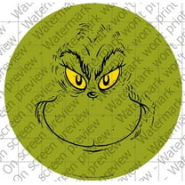 How the Grinch Stole Christmas Edible Cake Topper Image - 8" Round ...