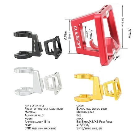 Derailleur Adapter Pack Aluminum Alloy CNC Workmanship Conversion Shim Hanging Lock Extension ...