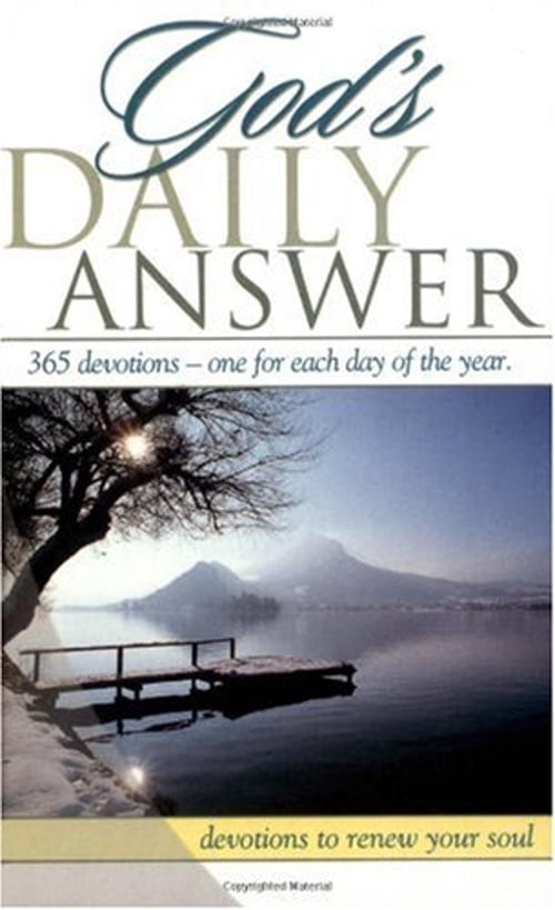 Pre-Owned God's Daily Answer... . 365 Devotions... one for Each Day of ...