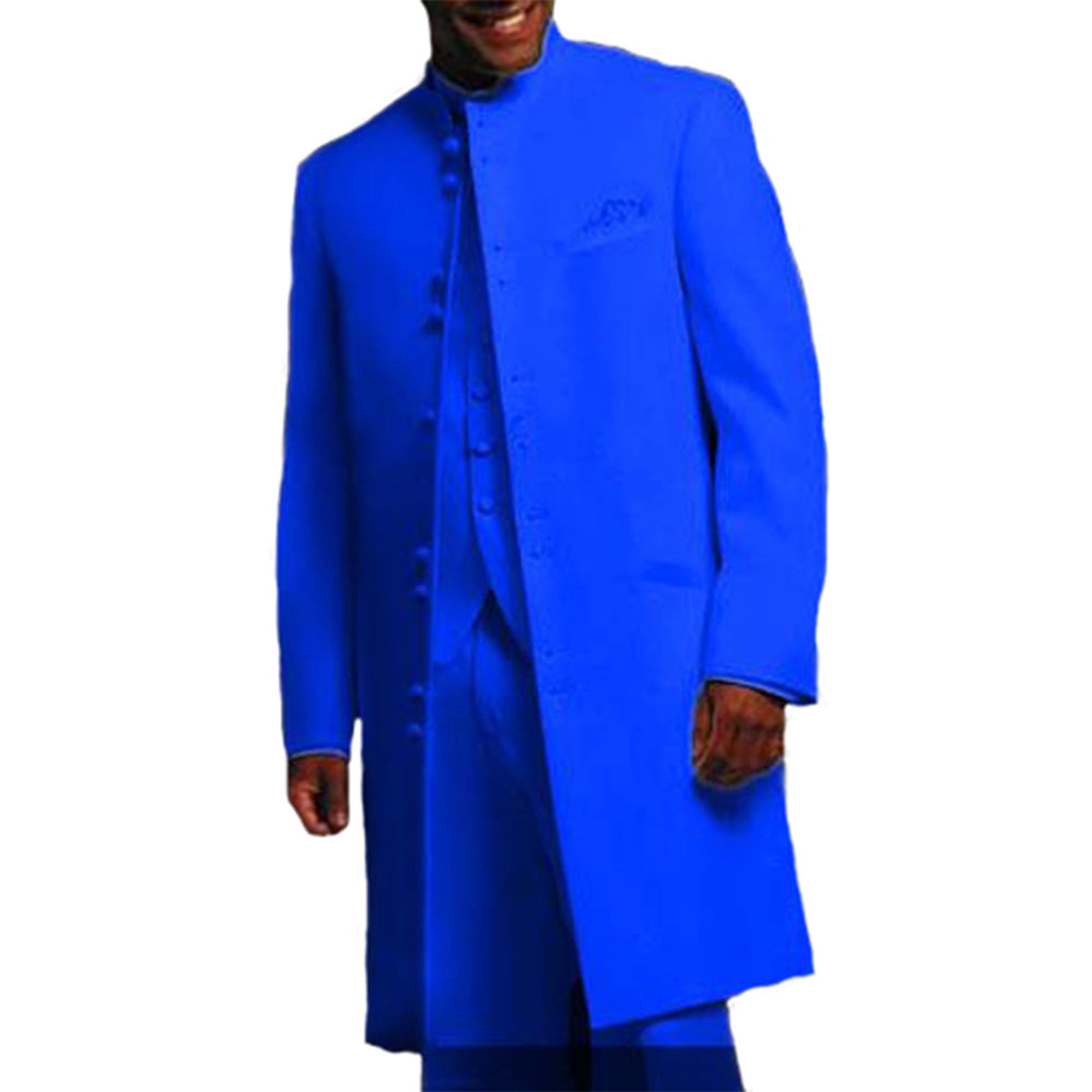 Suit USA - Alberto Nardoni Matrix Long Style Mandarin Banded Collar ...