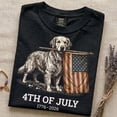 CLOTEX Golden Retriever American Flag Shirt, Patriotic Dog Tee, Vintage ...