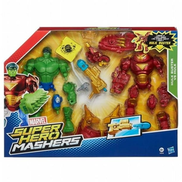 Hasbro HSBB1916 Avengers Super Hero Mashers Hulkbuster vs Hulk Mash ...