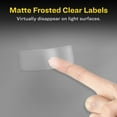 Avery Full Sheet Printable Shipping Labels, 8.5 x 11, Matte Clear, 10 ...