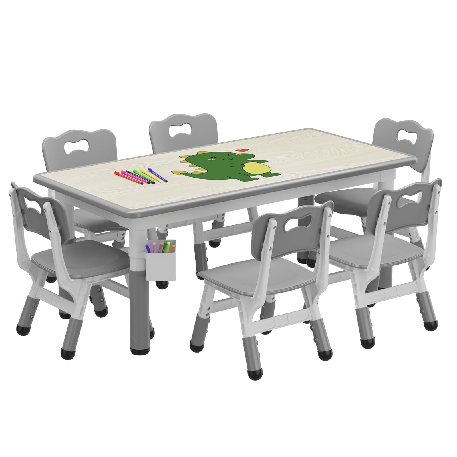 Click here for Ktenme 2025 New Height Adjustable Kids Table And 6... prices