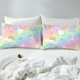 Erosebridal Rainbow Cat Twin Sheets , Cute Cats Fitted Sheets Teen ...