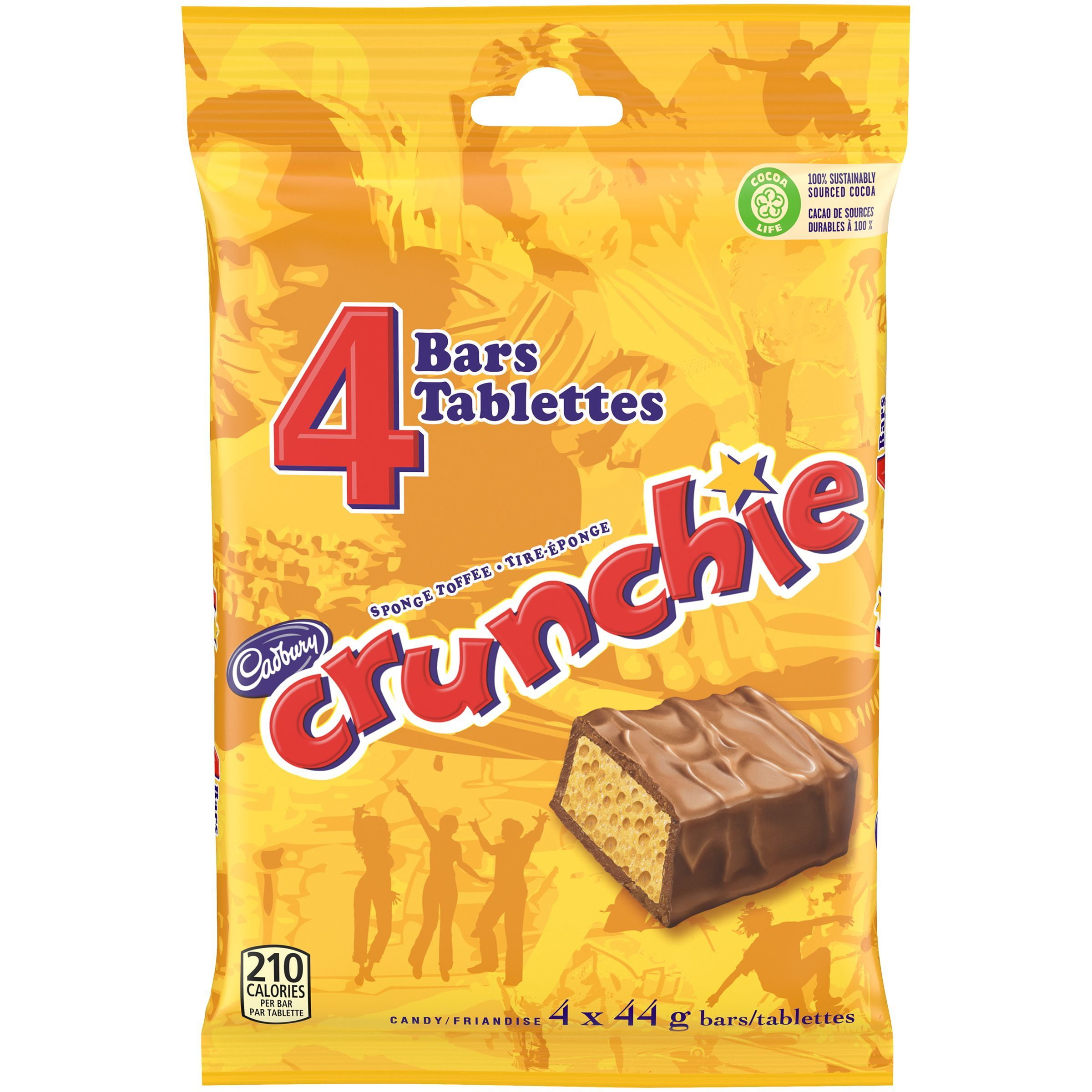 Cadbury Crunchie, Chocolatey Candy Bars, Pack of 4 - Walmart.ca