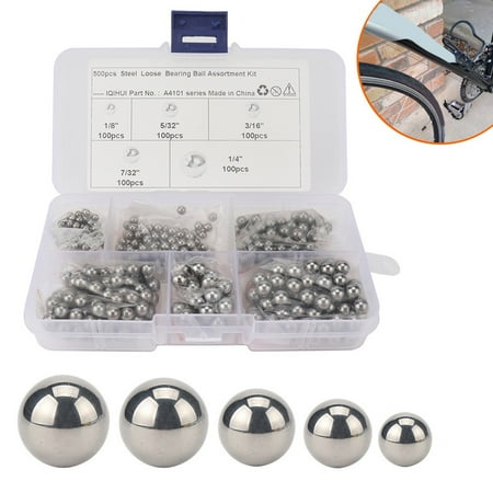 Lefu 500× Assorted Precision Steel Bearing Balls G25 uto Motorcycle ...