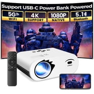 "HP CC200 FHD LCD LED Projector with Roku Express HD Streaming Player ...