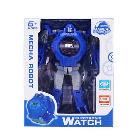 Kids Robot Watch Deformation Robot Toys Digital Watch for Boys Girls ...