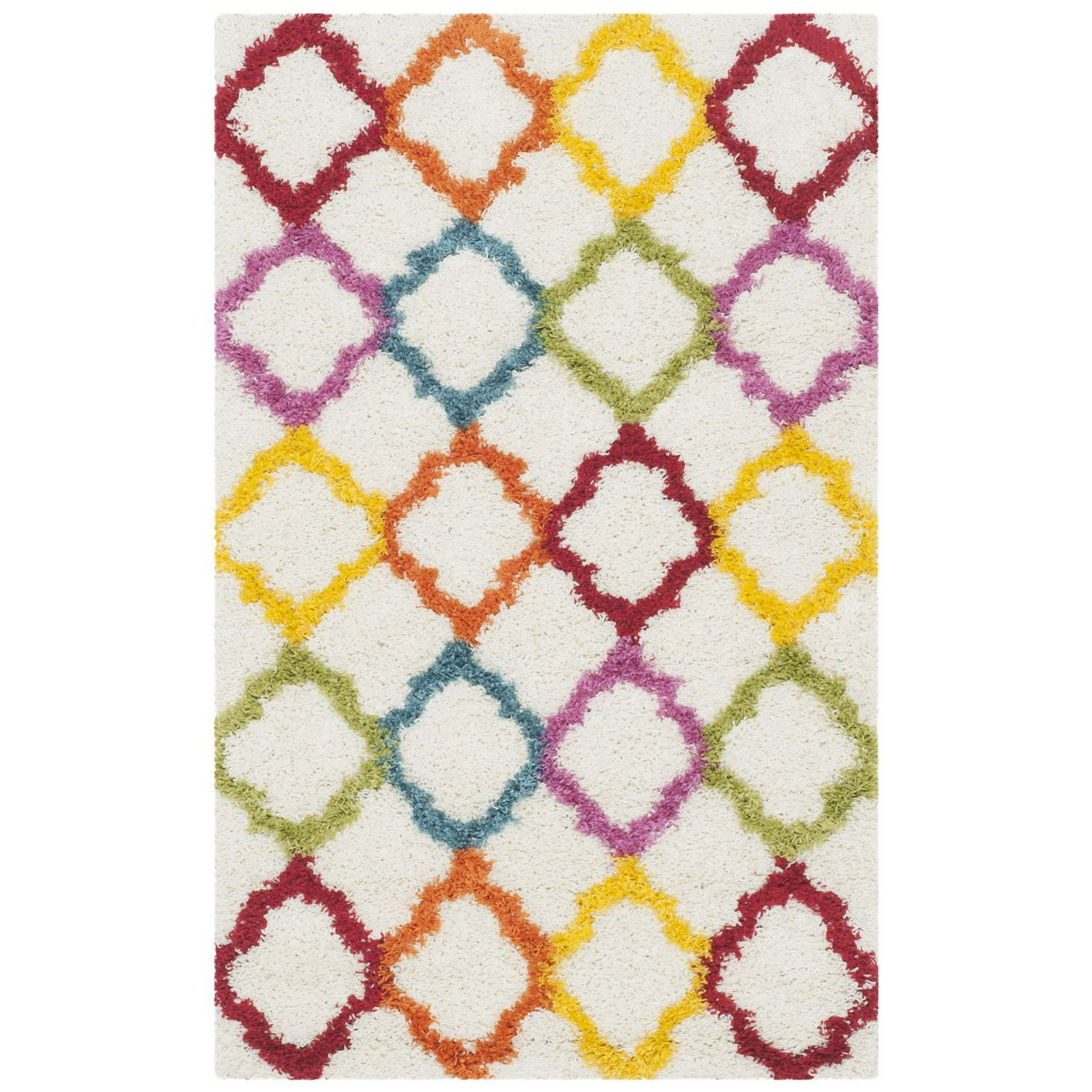 Click here for Safavieh Shag Kids Yadira Geometric Quatrefoil Are... prices