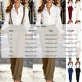 AVRNLIQ Womens Stretch Flare Dress Pants - Gray High Waist Bootcut ...