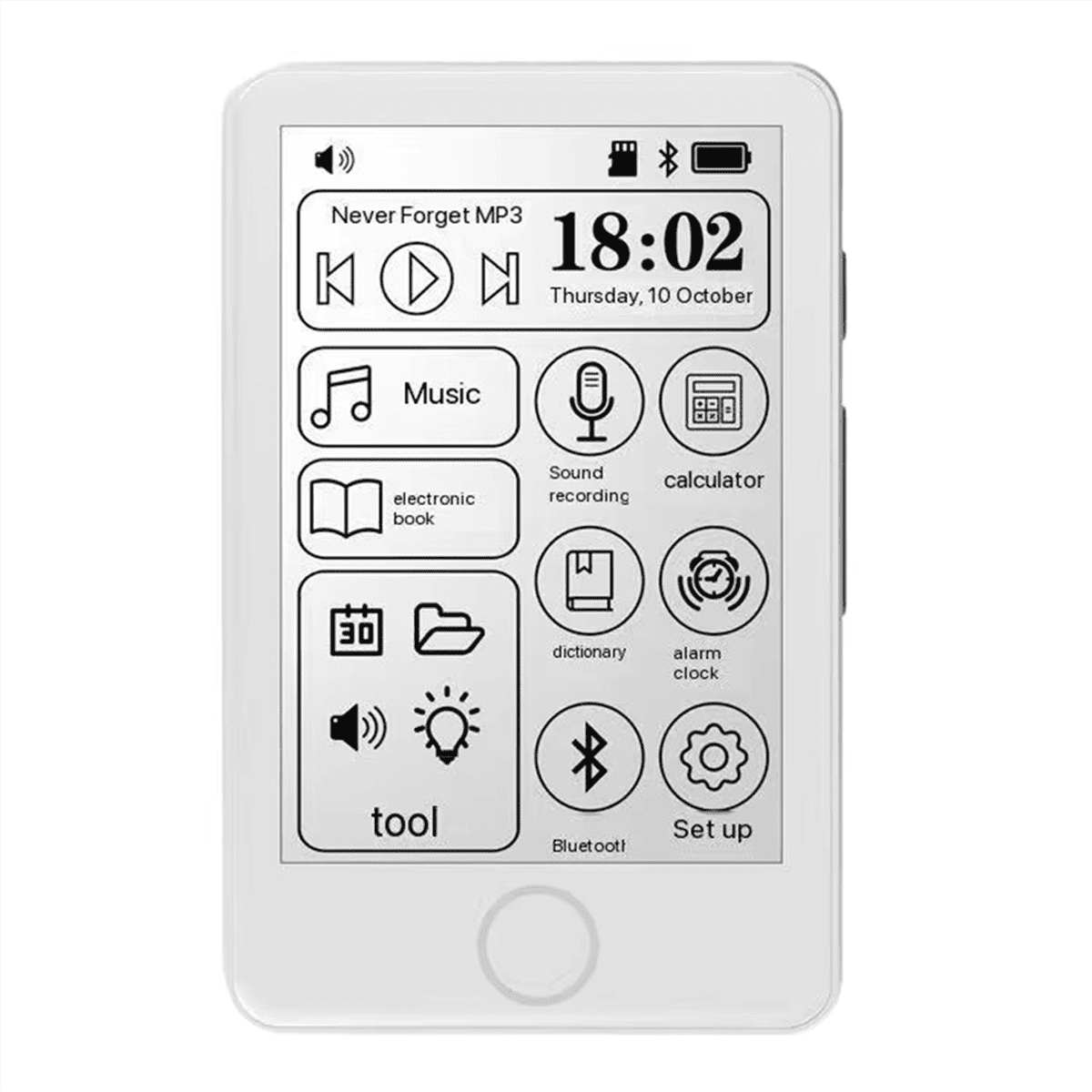Click here for Unbranded E Ink Mp3 Player Bluetooth Electronic Bo... prices