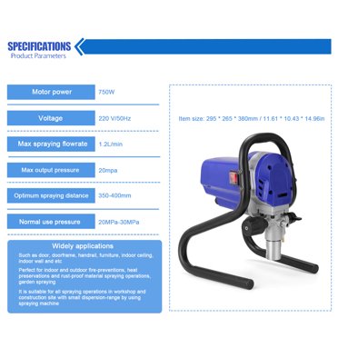 Wagner Electric Spray Gun, Control Pro 150 High Efficiency Airless ...