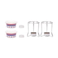 Nantucket Seafood's Nautical Crab Dinner Butter Warmers Set, Ceramic ...