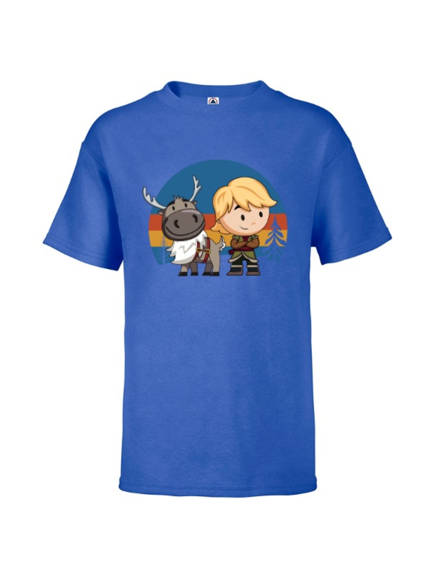 Disney Frozen 2 Sven and Kristoff Chibi T-Shirt - Short Sleeve T-Shirt ...