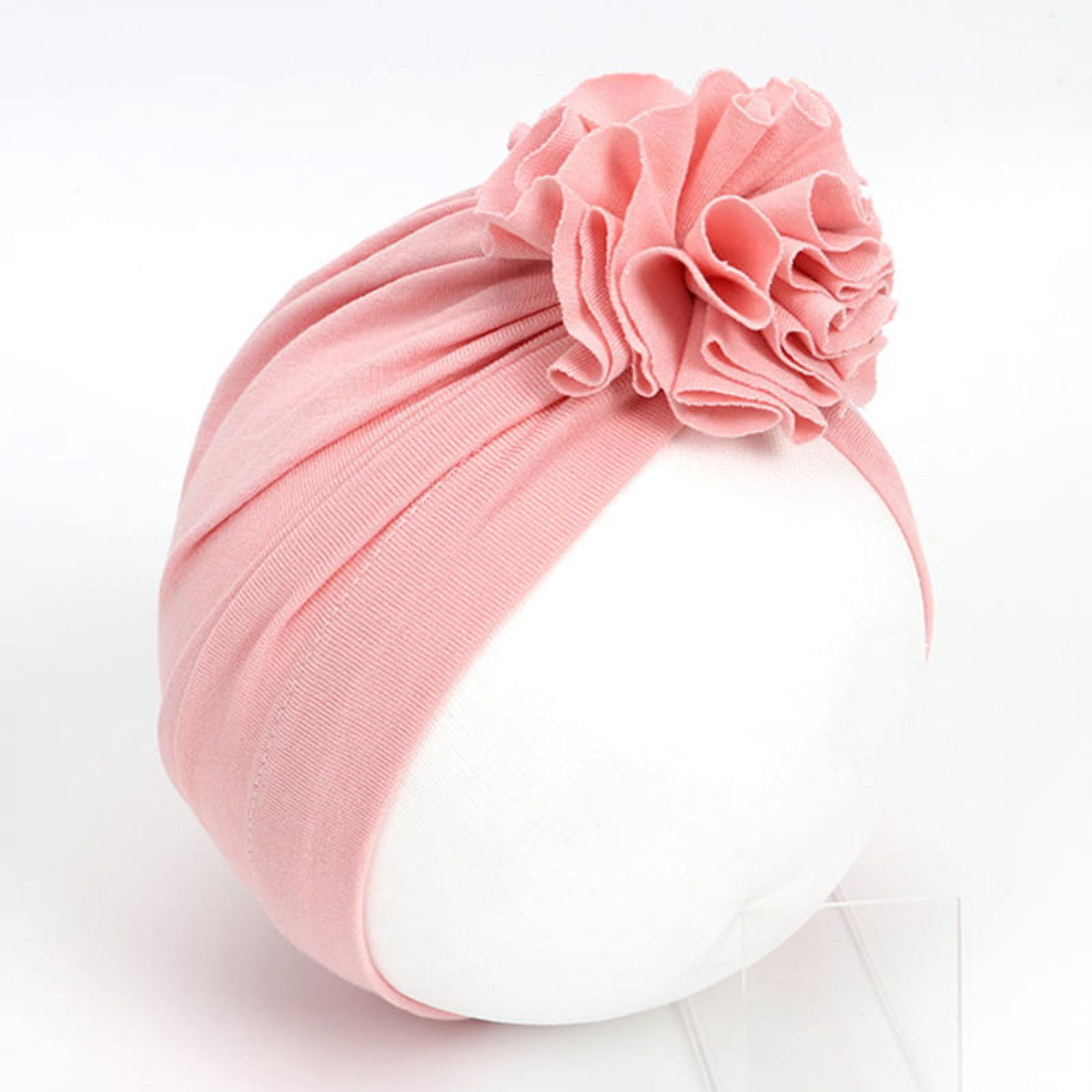 Soft Girls Boys Newborn Baby Floral Design Baby Hat Infant Turban ...