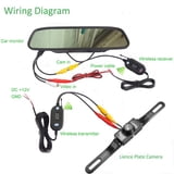 "Podofo Wireless Car Backup Camera Kit, 4.3"" Auto Rear View Screen ...