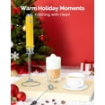 Rechargeable Milk Frother with Stand, Handheld Electric Maker ...