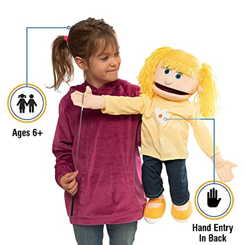 Katie, Peach Girl, Full Body, Ventriloquist Style Puppet,, 56% OFF