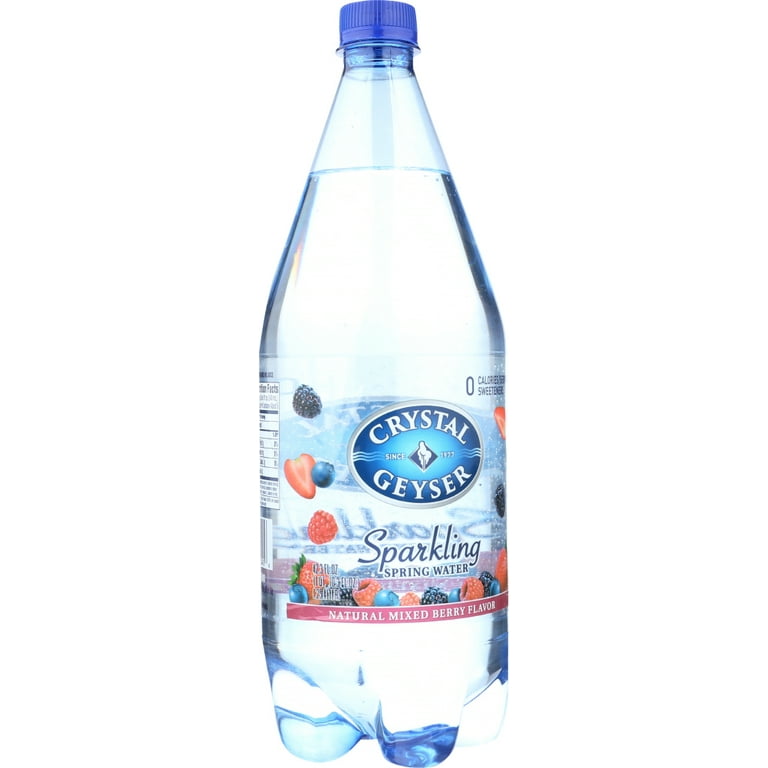 Crystal Geyser Berry Sparkling Spring Water, 18 Fl Oz, 12, 58% OFF
